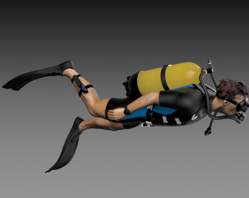Royal Model di R. Reale 760 Scuba diver