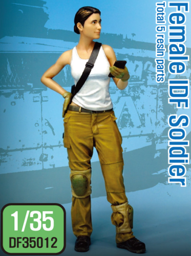 DEF Model DF35012 Modern IDF Female soldier