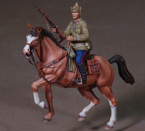 DEF Model DO35C06 WWII Russian Mounted trooper