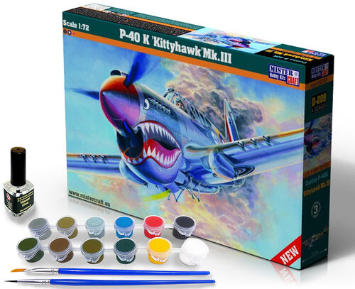 MisterCraft D220s P-40 K 'Kittyhawk' Mk.III - Model Set