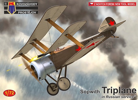 Kovozavody Prostejov 72182 Sopwith Triplane "in Russian service"
