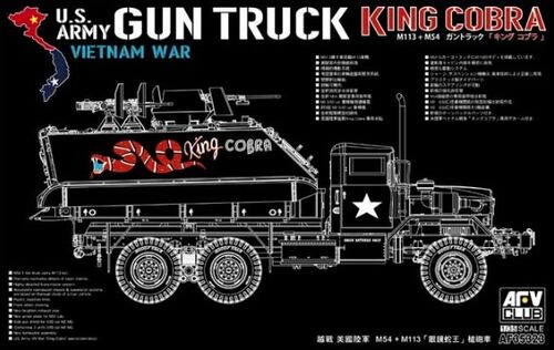 AFV Club 35323 US Army Vietnam war Gun Truck "King COBRA" M113 + M54
