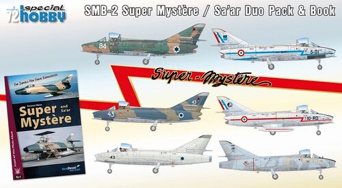 Special Hobby 72417 SMB-2 Super Mystere Duo Pack + książka