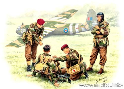 Master Box 3534 British paratroopers, 1944. Kit 2