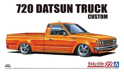 Aoshima 05840 720 Datsun Truck Custom '82 Nissan