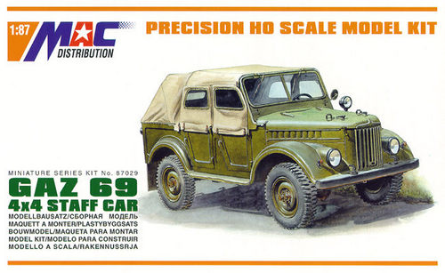 MAC 87029 GAZ 69 A 4x4 Staff car