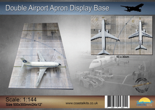 Coastal kits S251D-144 1:144 Double Airport Apron 500 x 300mm