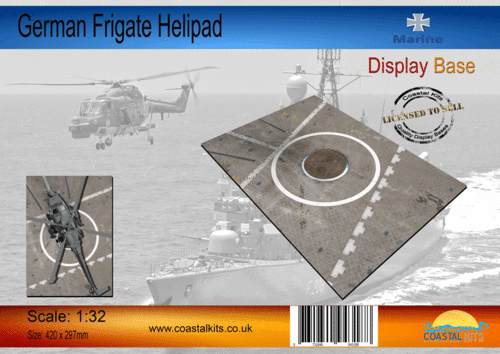 Coastal kits S174-32 German Frigate Helipad 420 x 297mm