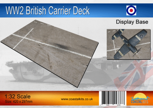 Coastal kits S118-32 WW2 British Carrier Deck 420 x 297mm