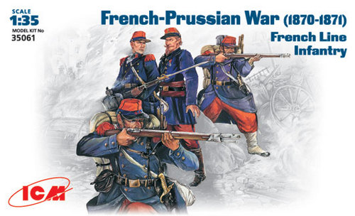 ICM 35061 French-Prussian War, 1870-1871 French line infantry