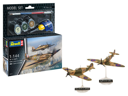 Revell 63771 Spitfire Mk.Ia & Hurricane Mk.I - Model Set