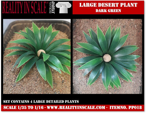 Reality in Scale PP018 Large Desert Plant - High Quality Plastic Plants