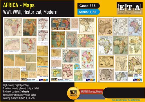 ETA DIORAMA ACCESSORIES 335 Africa - Maps