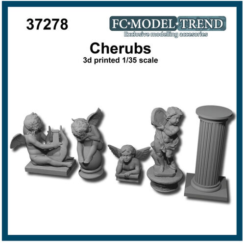 FC ModelTrend 37278 Cherubs Statues (3D-printed)