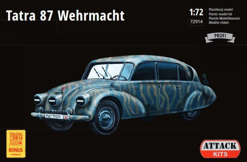 Attack 72914 Tatra 87 Wehrmacht (new decals & p/e parts) (Profi Line)