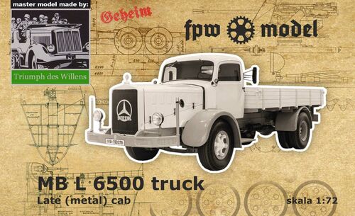FPW Model TDW017 Mercedes-Benz L 6500 Truck - Late (Metal) Cab
