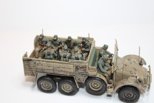 Peddinghaus-Decals 87F024 DAK Soldiers Sitting In The Vehicle (9 Figures)