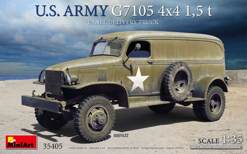 MiniArt 35405 U.S. Army G7105 4x4 1,5t Panel Delivery Truck