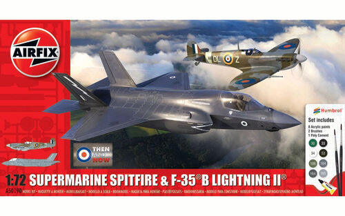 Airfix 50190 Supermarine Spitfire And F-35B Lightning II 'Then And Now'
