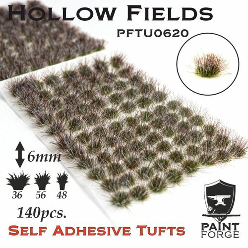 Paint Forge PFTU0620 Hollow Fields Grass Tufts 6mm