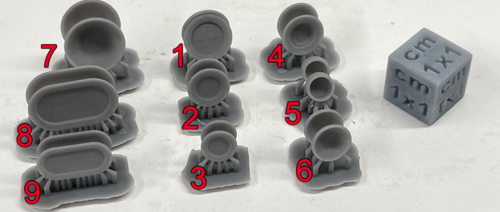 EMP3D 35060406 Deep Plate Set No. 4 - 6 Pieces