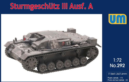 Unimodels 292 Sturmgeschutz III Ausf. A