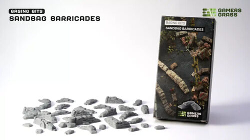 GamersGrass GGBB-SB Basing Bits - Sandbag Barricades