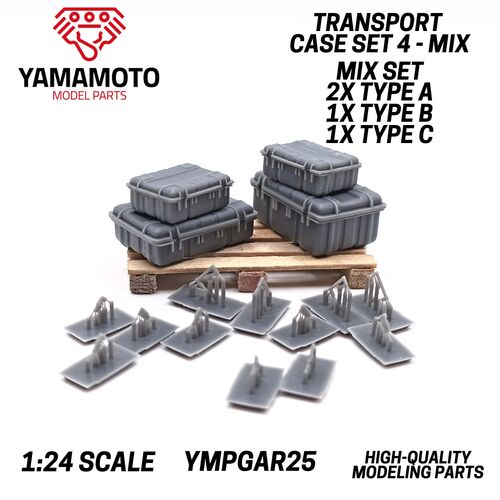 Yamamoto Model Parts GAR25 Transport Case Set 4 - Mix Set