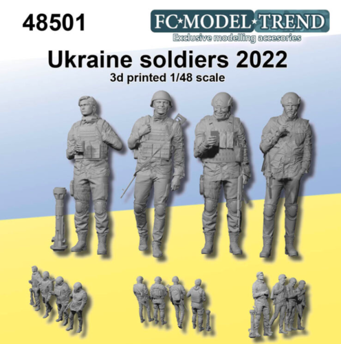 FC ModelTrend 48501 Ukraine soldiers 2022