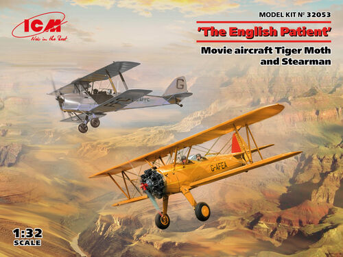 ICM 32053 ‘The English Patient’ Movie aircraft Tiger Moth and Stearman
