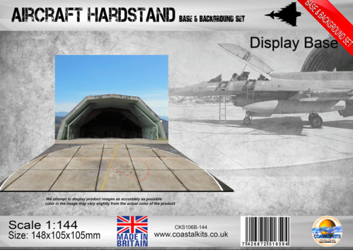 Coastal kits S106B-144 Aircraft Hardstand with Background