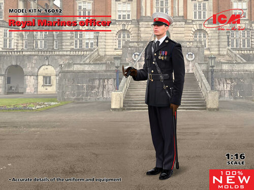 ICM 16012 Royal Marines officer (100% new molds)