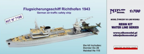 NIKO MODEL 7106 Flugsicherungsschiff Richthofen 1943