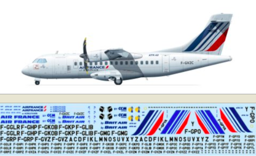 F-RSIN P4023 ATR 42 - Air France