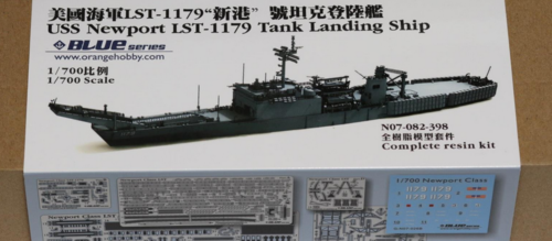 Orange Hobby N07-082-398 USS Newport class LST-1179 tank landing ship