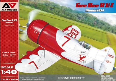 A & A Models 4808 Gee Bee R1/2 Model 1934