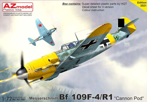 AZ-Model 7687 Messerschmitt Bf 109F-4/R1 "Cannon Pod"