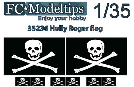 FC ModelTrend C35236 Jolly Roger adaptable flag