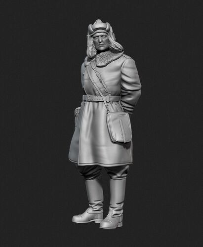 PanzerArt FI35-128 Soviet tank officer in sheepskin coat No.1