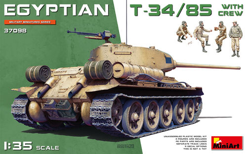 MiniArt 37098 Egyptian T-34/85 with Crew