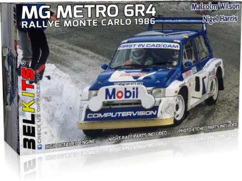 BelKits 015 MG METRO 6R4, Rallye Monte Carlo 1986