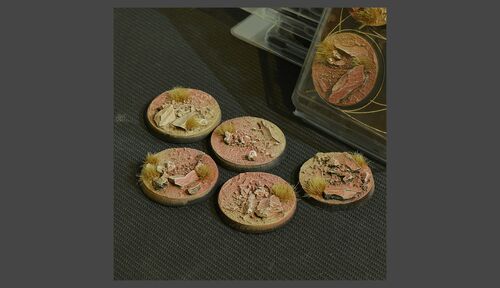 GamersGrass GGB-BLR40 Badlands Bases Round 40mm (x5)