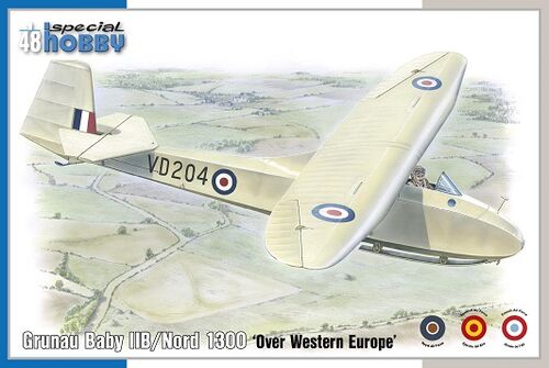 Special Hobby 48203 Grunau Baby IIB/Nord 1300 'Over Western Europe'