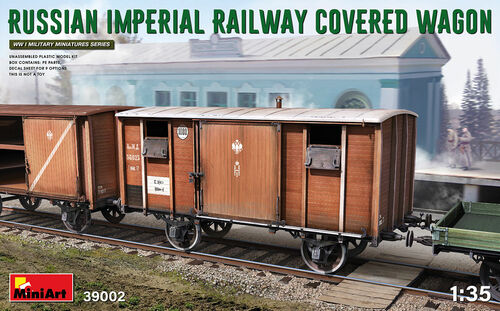 MiniArt 39002 Russian Imperial Railway Cover Wagon
