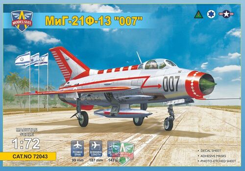 Modelsvit 72043 MiG-21 F-13 "007"