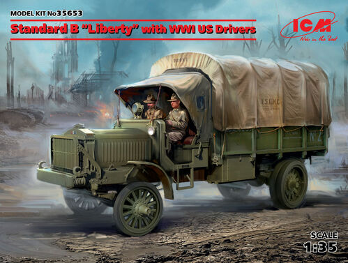 ICM 35653 Standard B "Liberty" with WWI US Drivers