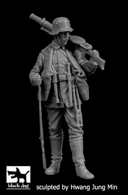Black Dog F35197 German soldier WWI N°1