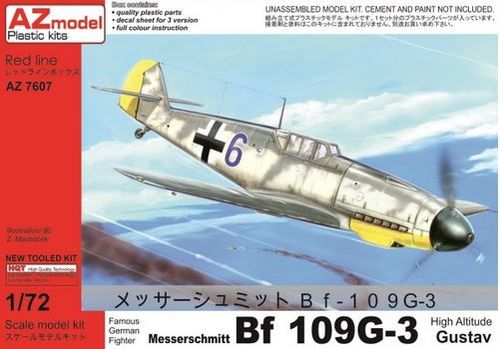 AZ-Model 7607 Bf-109G-3 High Altitude Gustav