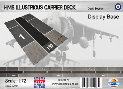 Coastal kits S261-72 HMS Illustrious Deck Section 1 297 x 210mm