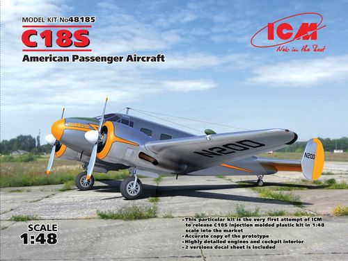 ICM 48185 C18S American Passenger Aircraft